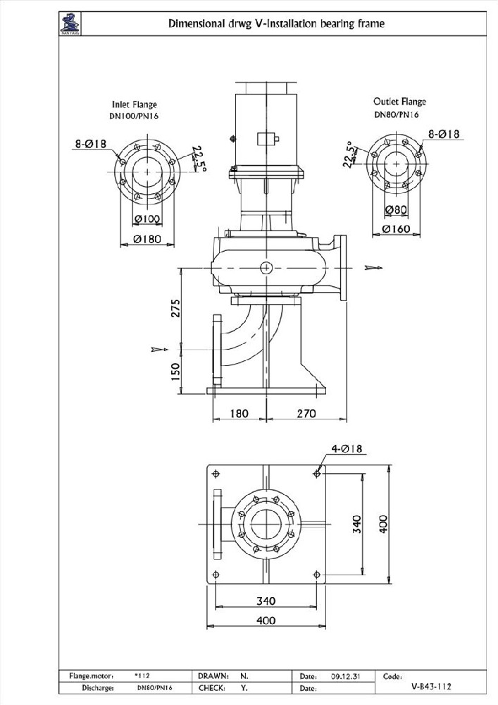 Bearing Frame Pumps-B Series-NANYANG PUMP INDUSTRY(QINGDAO)CO., LTD ...